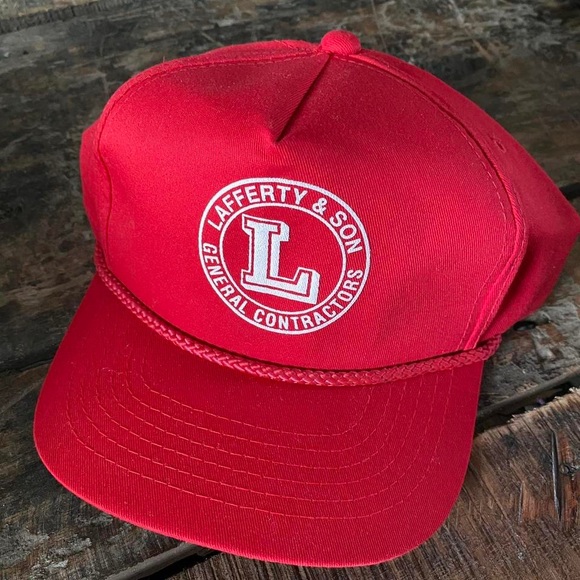 Accessories | Vintage 9s Trucker Rope Snapback Hat Lafferty Son General ...